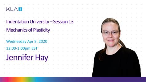 Video Session 13 The Onset Of Plasticity In Nanoindentation