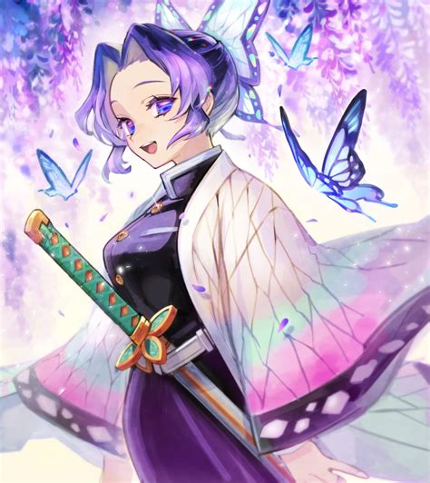 Kochou Shinobu Kimetsu No Yaiba Drawn By Mecyo Mamezurushiki Danbooru