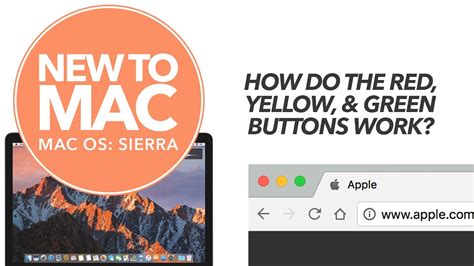 How Do The Red Yellow And Green Buttons Work On My Mac Youtube