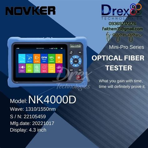 Otdr Optical Fiber Tester Mini Pro Series Computers And Tech Parts And Accessories Networking
