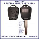 Proton 2 Button Remote Key Shell Replacement With Silca RO1R Blade