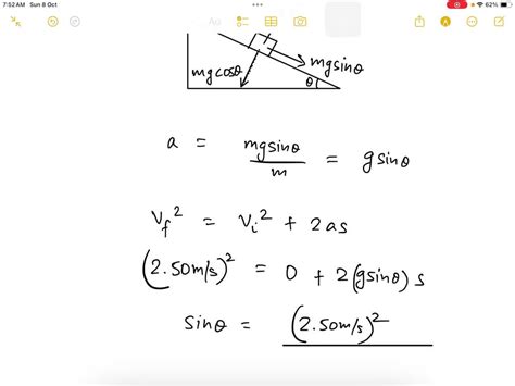 An 800 Kg Block Of Ice Released From Rest At The Top Of A 150 M Long Frictionless Ramp