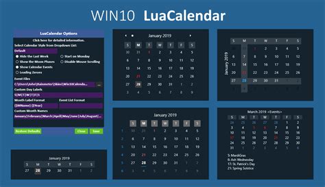 Win10 Calendar By Eclectic Tech On Deviantart