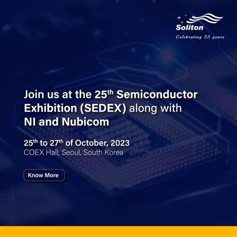 soliton technologies on linkedin sedex 2023 seoul south korea soliton technologies