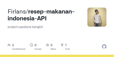 Github Firlans Resep Makanan Indonesia Api Project Capstone Bangkit