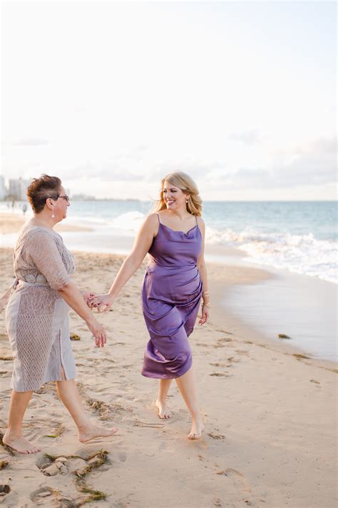 Laid Back Lesbian Marriage Proposal At Numero Uno Beach
