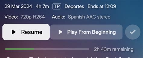 Resume Does Not Work For Recordings In Apple Devices Works On Others