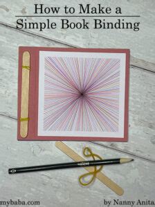 How To Make A Simple Book Binding Nanny Anita My Baba