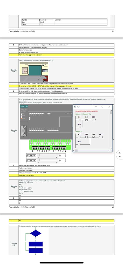 Controle Lógico Programável Automação Industrial