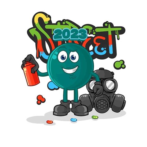 Premium Vector 2023 Graffiti Artist Vector Cartoon Character