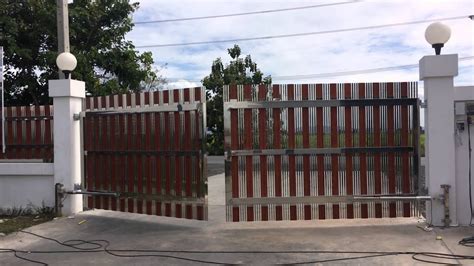 ประตูรีโมทบานสวิง Youtube