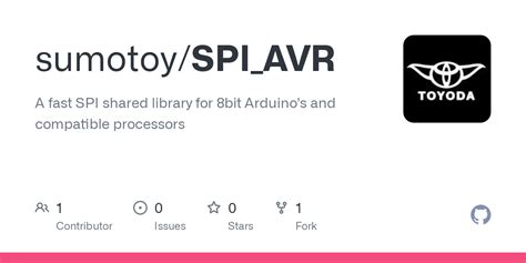 Github Sumotoyspiavr A Fast Spi Shared Library For 8bit Arduinos And Compatible Processors
