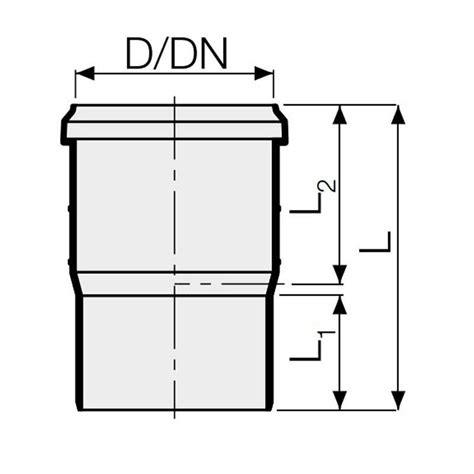 Valsir Pp3 Double Depth Pp Pipe Fitting D110mm Vs0530007