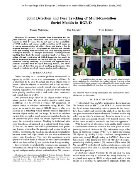 Joint Detection And Tracking Pdf 3 D Computer Graphics Cluster