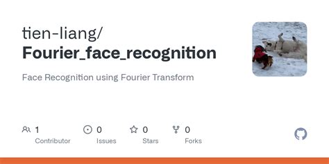 Github Tien Liang Fourier Face Recognition Face Recognition Using Fourier Transform