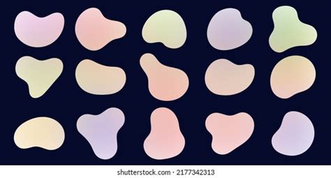 Free Form Abstract Color Silhouette Set Stock Vector Royalty Free 2238367467 Shutterstock