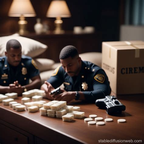 Photograph Of Drug Bust Incident Stable Diffusion Online