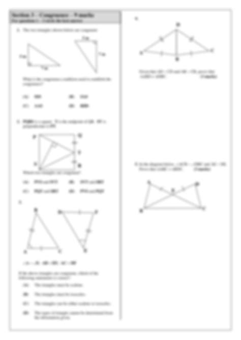 solution pythagoras theorem indices similarity congruence past