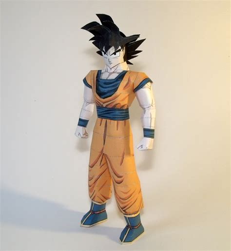 Dragon Ball Z Goku Papercraft Paperized Crafts Dragon Ball Anime Images And Photos Finder