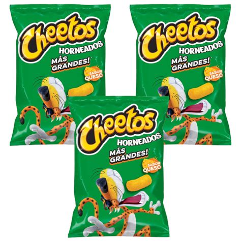 Cheetos Chizitos Sabor Queso 94 G 331 Oz Ea Pack De 3 Unidades