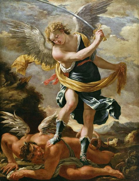 St Michael Slaying The Devil Art