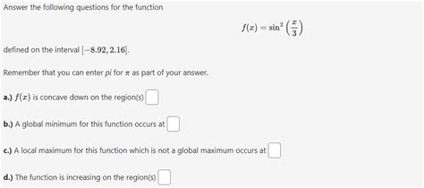 Solved Answer The Following Questions For The Chegg