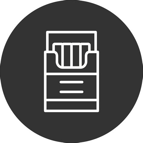 Cigarette Box Vector Icon 19619967 Vector Art At Vecteezy