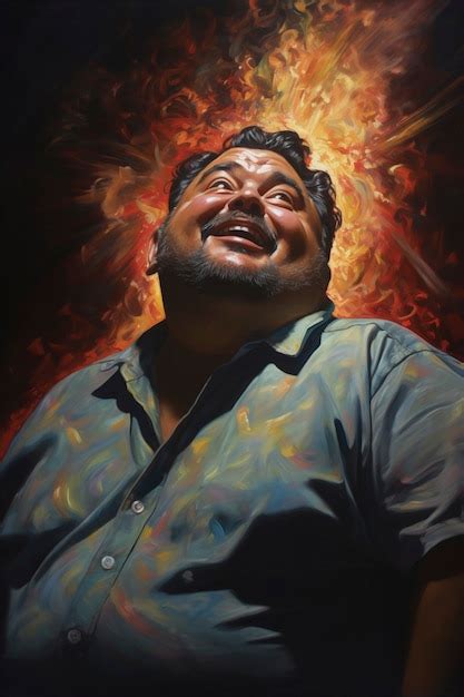 Peinture D Un Portrait D Homme Photo Gratuite