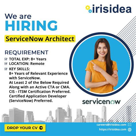 Irisidea On Linkedin Servicenow Remote Architect Irisidea