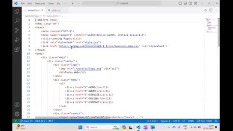 [video] likhita ella on linkedin landing page using html and css