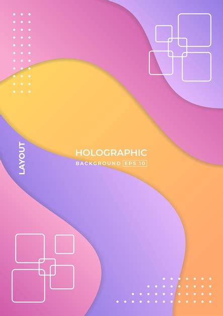 Premium Vector Colorful Wave Background Pattern Fluid Shape Composition With Trendy Gradient