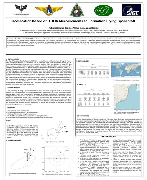 Pdf Geolocation Based On Tdoa Measurements To Formation Flying Spacecraft