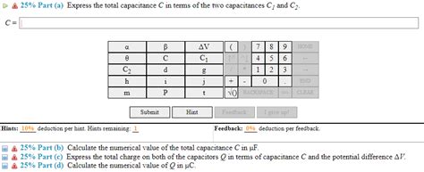 Solved Problem Two Capacitors Are In A Circuit Chegg
