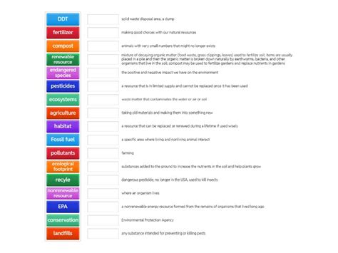 Module 1 Lesson Key Terms Match Up