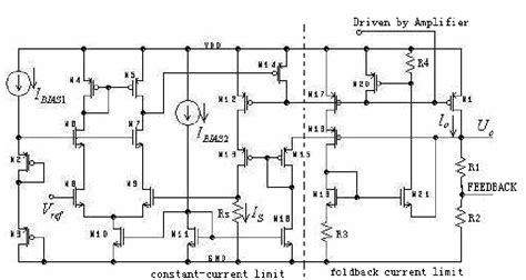 Foldback Current Limiting Circuit Using Transistor At Roberta Shanklin Blog