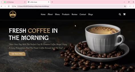 Webdevelopment Html Css Javascript Coffeecafe Newwebsite Proud
