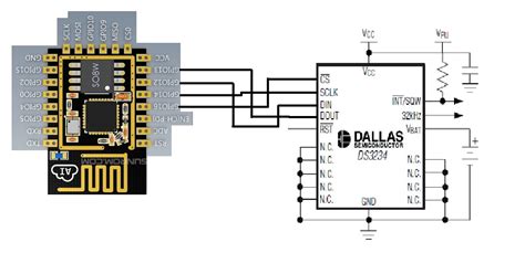Microcontroladores E Circuitos Eletrônicos Usando O Rtc Ds3234 Com O Esp8266 Pela Interface Do