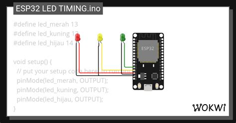 Esp32 Led O Wokwi Esp32 Stm32 Arduino Simulator