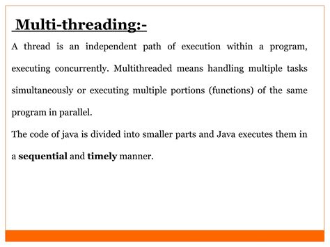 Java Language Features And Explanation With Ex Ppt