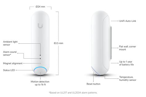 Ubiquiti Up Sense Ubiquiti Unifi Protect Smart Sensor Single Pack Battery Operated