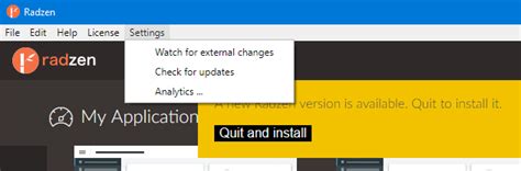 Lock Framework Version Possible Radzen