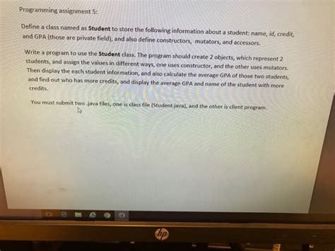 Solved Programming Assignment 5 Define A Class Named As