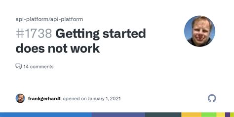 Getting Started Does Not Work · Issue 1738 · Api Platformapi Platform