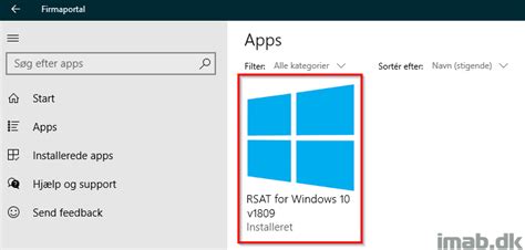 Install RSAT Remote Server Administration Tools For Windows V Using Microsoft Intune