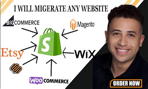 Migrate Bigcommerce Woocommerce Wix Magento Squarespace To Shopify Store By Steven Charles1