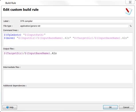 Add Edit A Build Rule