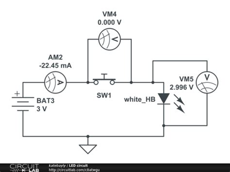Led Circuit Circuitlab