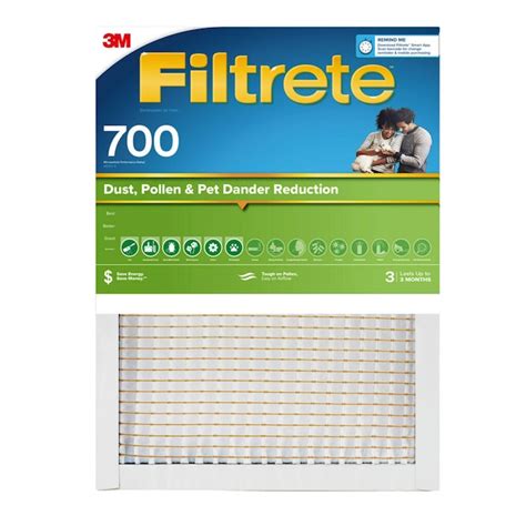 Filtrete 20 In W X 22 In L X 1 In Merv 8 Electrostatic Air Filter At