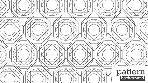 This Is A Geometric Abstract Line Seamless Pattern In Black On A White Background Illustration