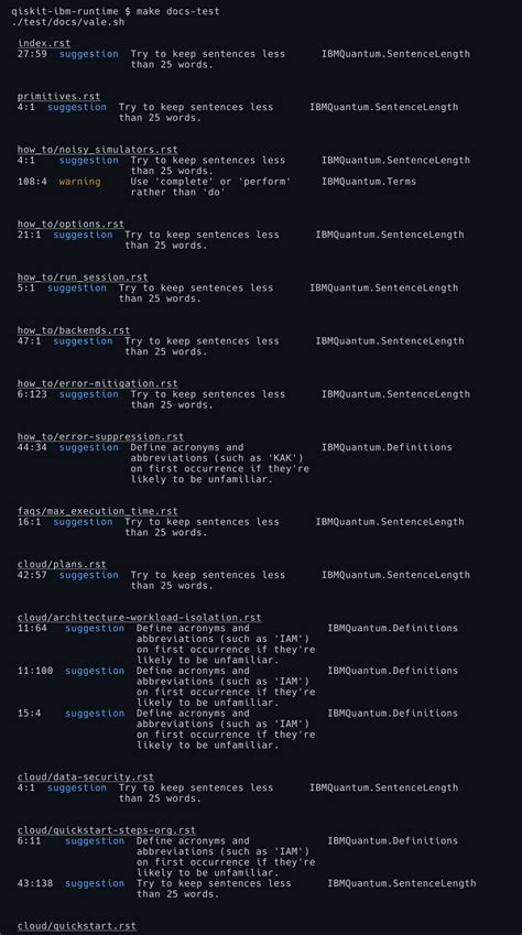 Should We Warn Against Sentence Length · Issue 17 · Ibmibm Quantum Style Guide · Github